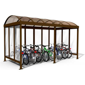 Transit Bike Shelter 7-30 43'6""L X 7'5""W - 30 Bike Capacit