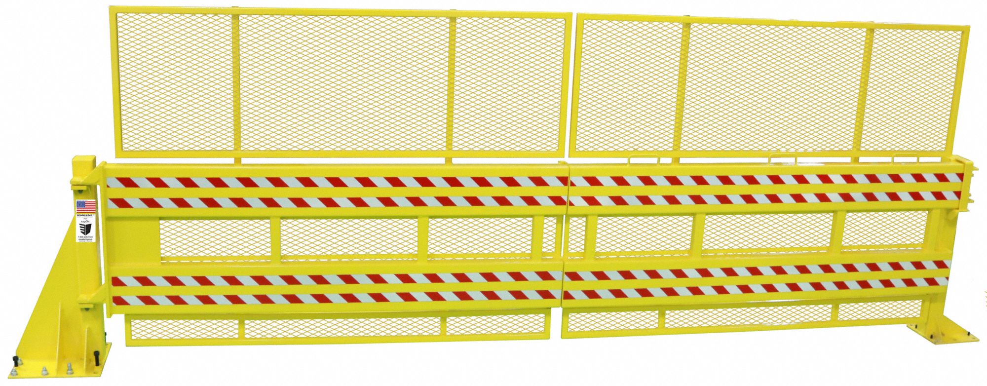 Safety Gate Manual Steel 17 ft Gate W